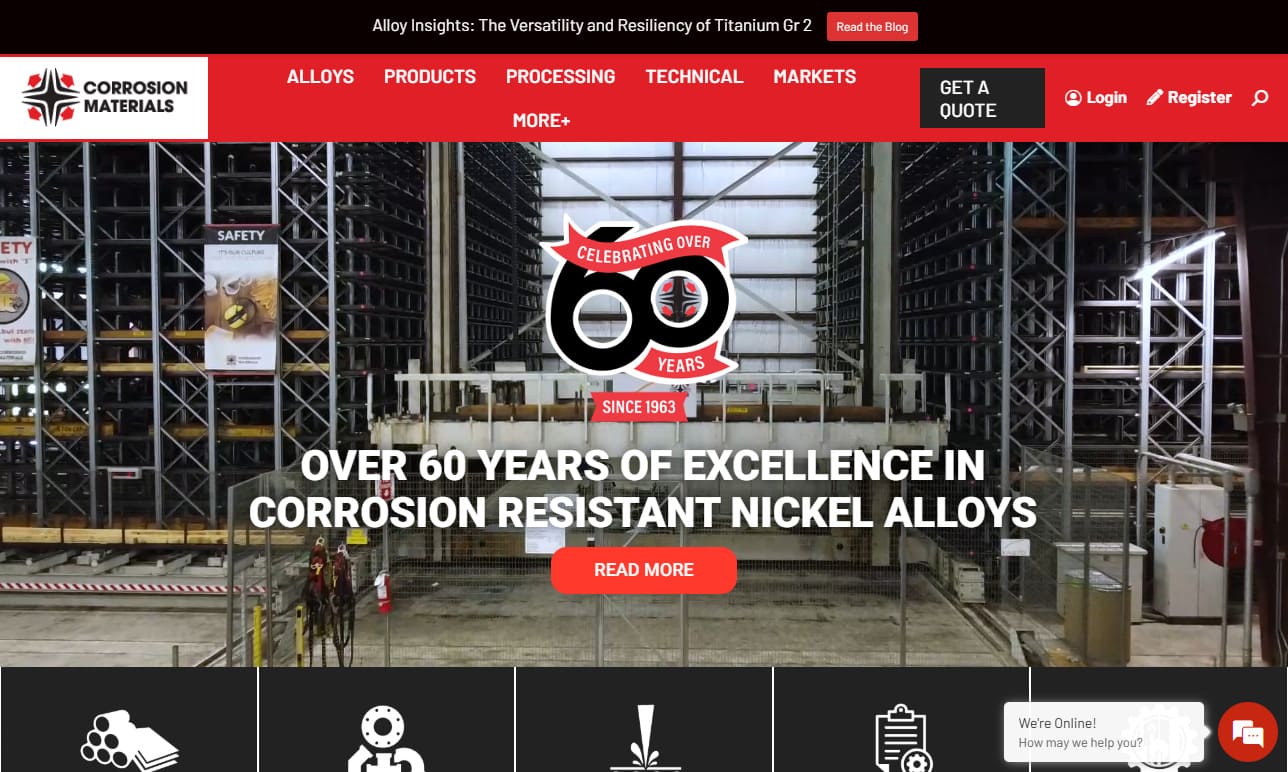 Corrosion Materials | Nickel